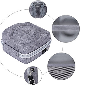 Aenllosi Hard Carrying Case Replacement for Fujifilm Instax Mini 12/11 Instant Camera,Protective Case Compatible with Instax Camera Mini 12/11(Clay White)