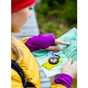 Gejoy 6 Pieces Navigation Backpacking Compass Orienteering Hiking Compass Map Reading Compass for Scout Kids Outdoor Camping (Style 1)