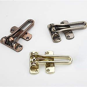 Security Hotel Bolt Door Chain Rear Lock Security Chain Door Buckle Anti-theft Buckle Door Lock Buckle - (Color: Sliver)