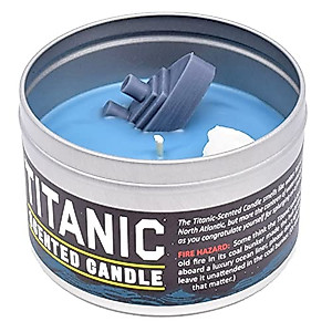 JD and Kate Industries Titanic Scented Candle | Hand-Poured in 16 oz tin | Ocean Scent