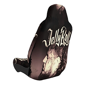 Vesjkjoldl Jelly Rapper Rock Roll Car Seat Cover Vehicle Cushion Covers for Automotive Car Seat Protector Front and Back Car Accessories Auto Interior Covers for Adult Comfortable Car Chair Cover