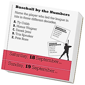 Year of Baseball Trivia! Page-A-Day Calendar 2021