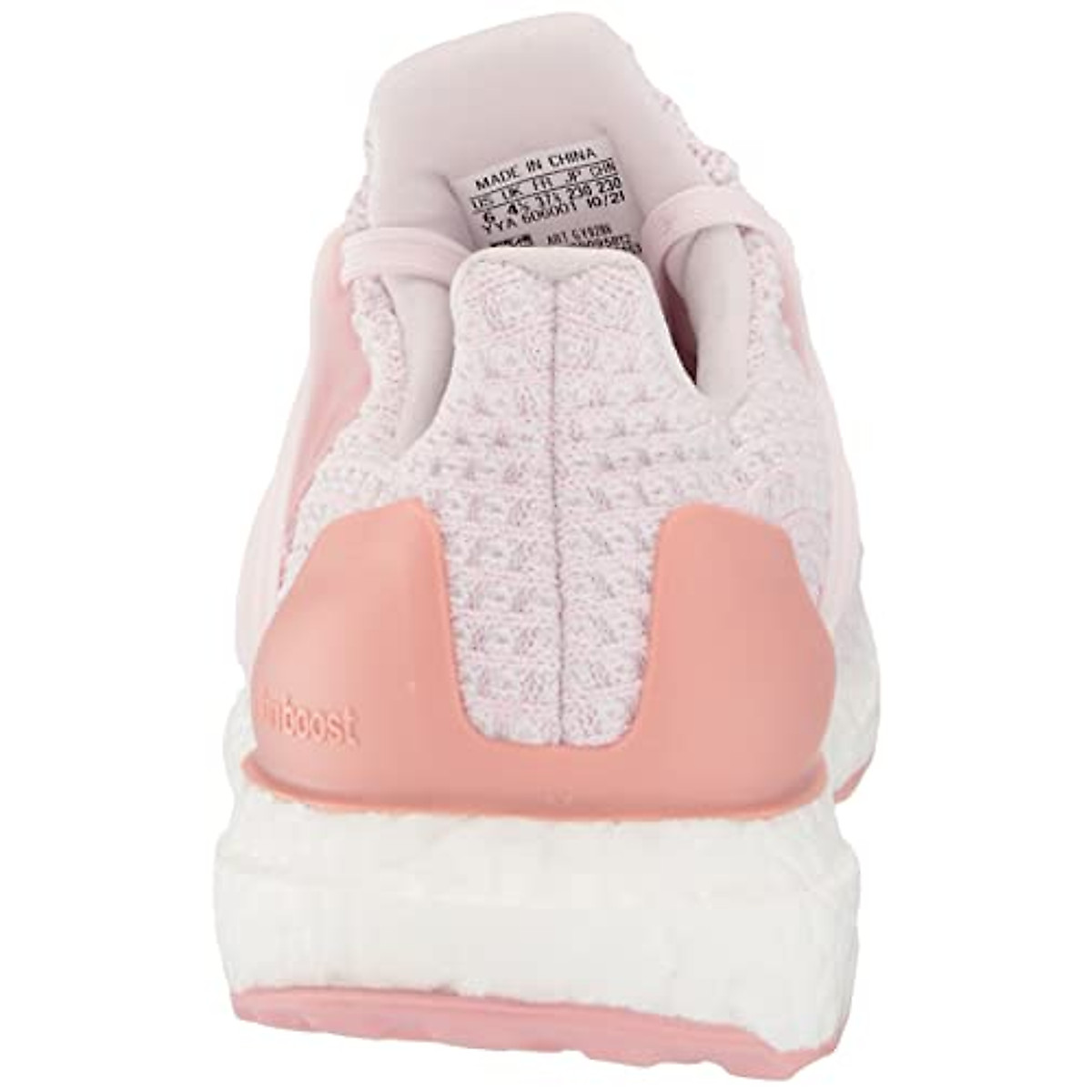 adidas Women's Ultraboost 4.0 Alphaskin Running Shoe, Almost Pink/Almost Pink/White, 8