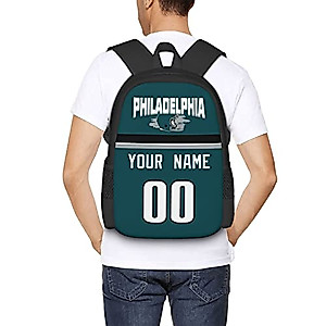 ANTKING Philadelphia Backpack Custom any Name and Number Gifts for Men Women