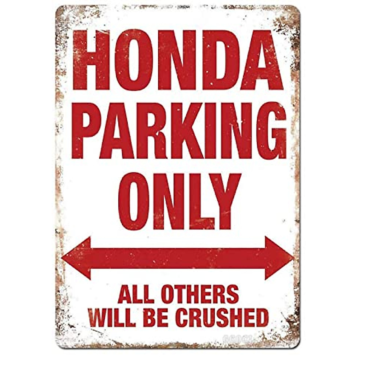 GCOCL Parking Only Tin Wall Sign The Art Iron Painting Plaque Metal Wall Decoration Poster Decor Gifts for Office Home Cafe Shop Bar