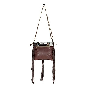 Myra Bag Women's Dreamcatcher Hand Tooled Black One Size