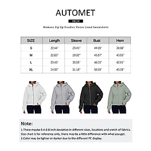 AUTOMET Womens Oversized Sweatshirts Zip Up Cropped Hoodies Fleece Jackets Full Zip Pullover Sweater 2024 Fall Fashion Outfits Trendy Winter Clothes Winered