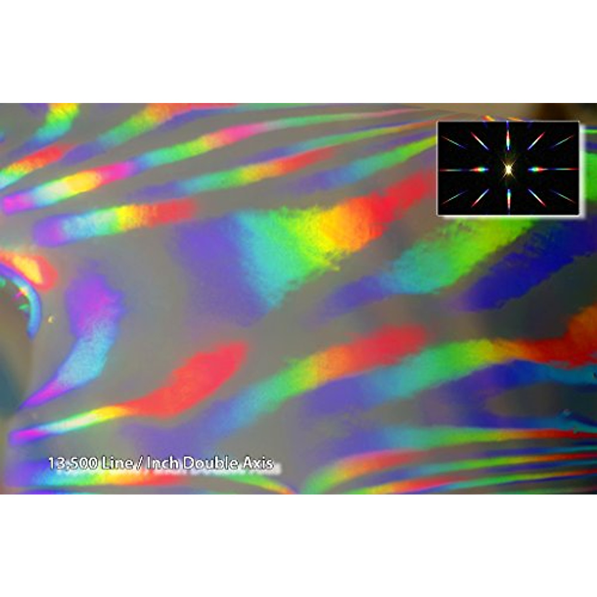Rainbow Symphony Color Filters - Color Filter Set Consists of six 8" X 10" Sheets - Includes Bonus Sheet of 13,500 Line/Inch Diffraction Grating