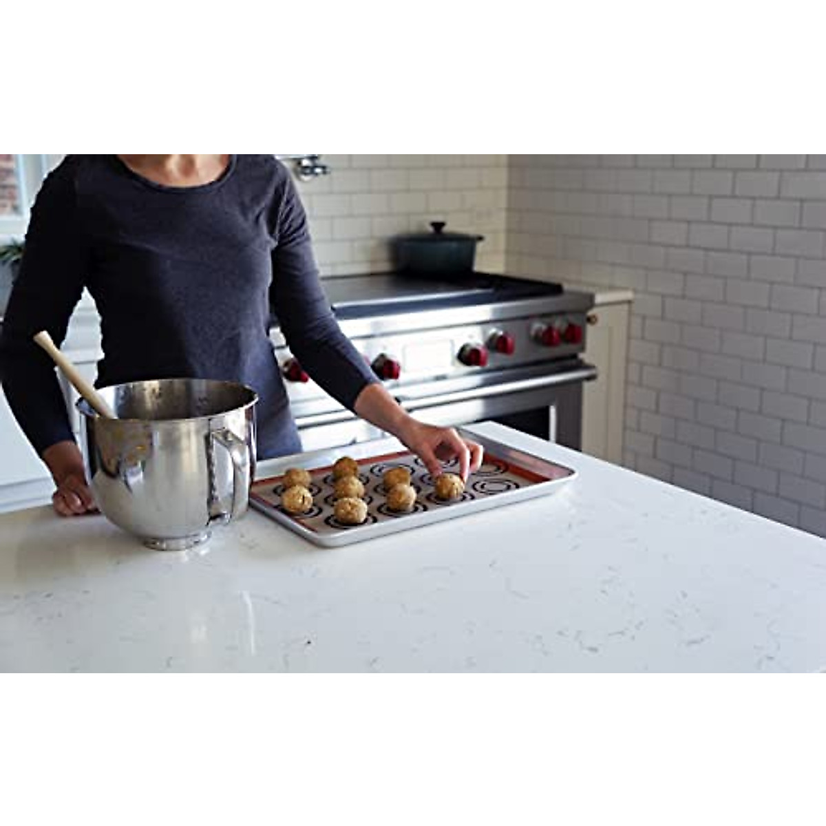 Silpat The Original Perfect Cookie Non-Stick Silicone Baking Mat, 11-5/8" x 16-1/2"