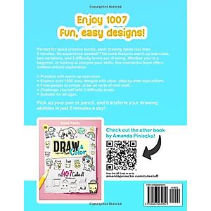 Learn how to draw - Fun & Easy: 1007 Drawings to Sketch in 5 Minutes or Less (for Kids and Adults; With Three Difficulty Levels)