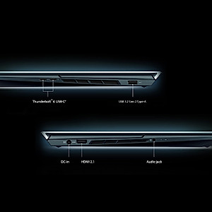 ASUS ZenBook Pro Duo 15 OLED UX582 Laptop, 15.6” 4K Touch Display, Intel Core i9-12900H, 32GB RAM, 1TB SSD, GeForce RTX 3070 Ti, ScreenPad Plus, Windows 11 Pro, Celestial Blue, UX582ZW-XB99T