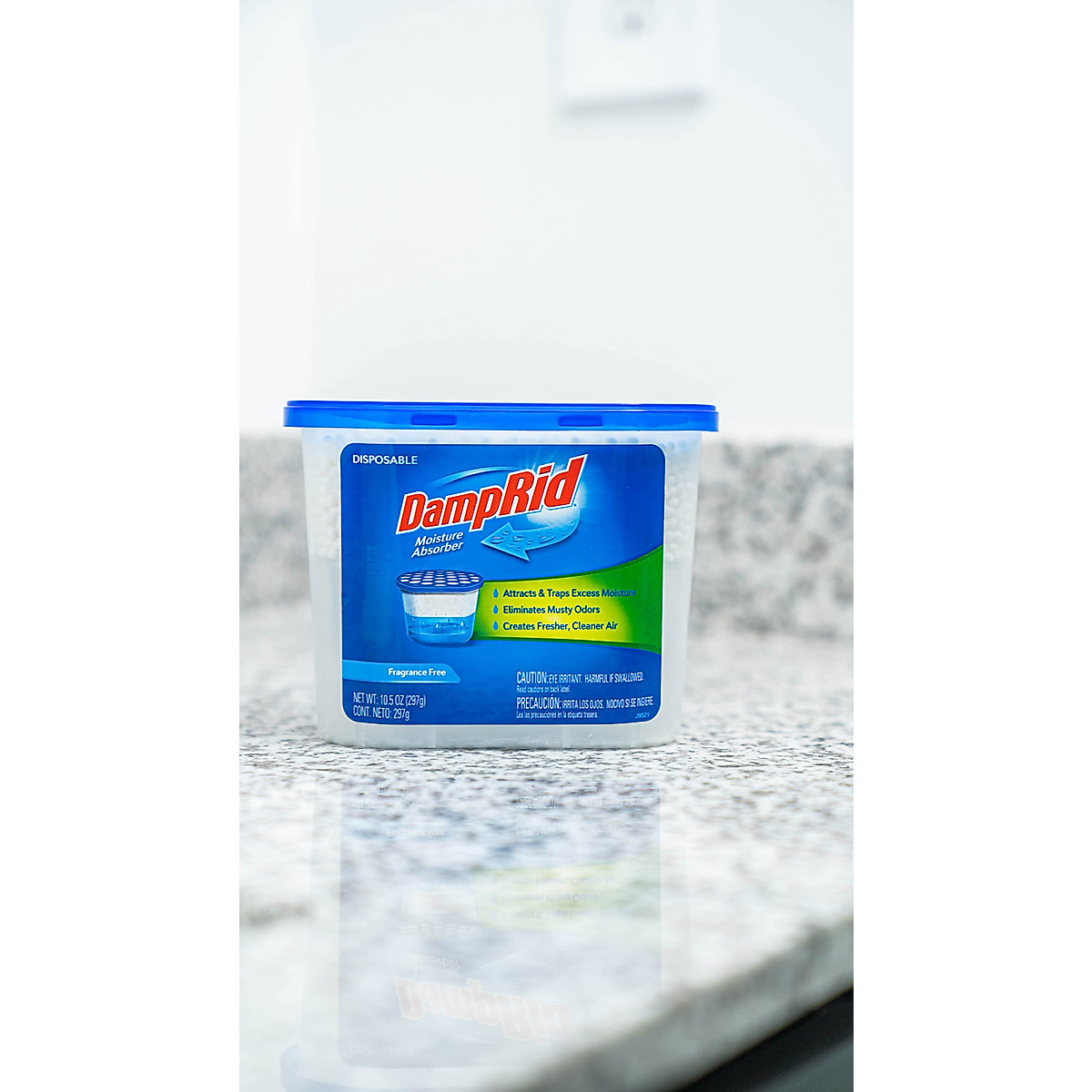 DampRid Fresh Scent Disposable Moisture Absorber, 10.5 oz., 3 Pack – Attracts & Traps Excess Moisture, Eliminates Musty Odors, Creates Fresher, Cleaner Air, White