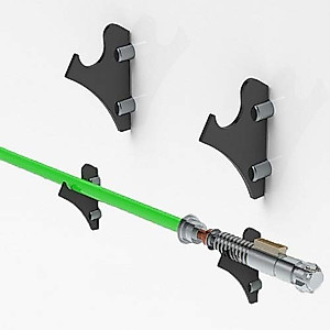 QIXIN Lightsaber Rack Wall-Mounted Lightsaber Rack Lightsaber Wall-Mounted Wall Mount Wall Mount Bracket-Includes Hardware