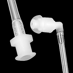 10-Pack Replacement Acoustic Coil Tube Walkie Talkie Earpieces for Baofeng Motorola Kenwood Retevis Midland Two Way Radios Headset Secret Spy Game Earpiece