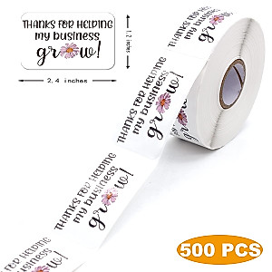 Thank You Sticker,Small Shop Sticker, Small Business, Handmade Sticker,Packaging Sticker (Grow)