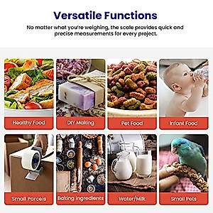 Etekcity Food Kitchen Scale, Digital Mechanical Weighing Scale, Grams and Oz for Weight Loss,Cooking, and Baking, Black