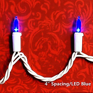 JinBest 150 LED Blue String Lights for Indoor & Outdoor Decor