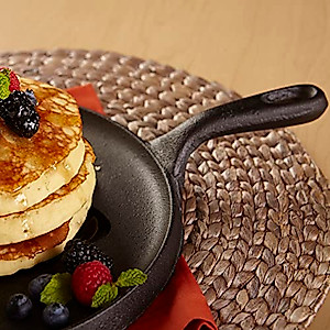 IMUSA 9.5" Pre-Seasoned Cast Iron Round Pan Pizza Comal