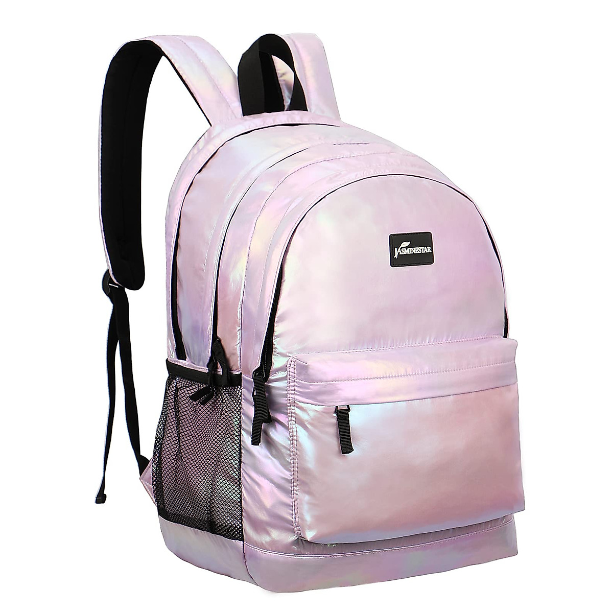 SUPACOOL Lightweight Casual Laptop Backpack for Men and Women, Large Backpack for College (Holo Purple)