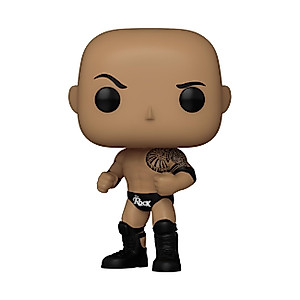 Funko POP! WWE: The Rock - Dwayne The Rock Johnson - (Final) - Collectable Vinyl Figure - Gift Idea - Official Merchandise - for Kids & Adults - Sports Fans - Model Figure for Collectors