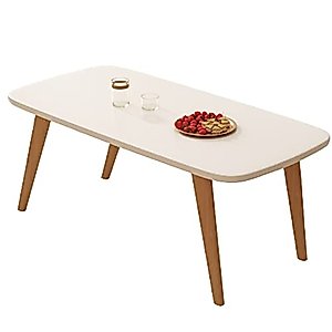 Coffee Table Outdoor Patio Folding Tables Simple Modern Rectangle Cocktail Snack Tea Desk Portable Camping Activity Table For Living Room Conference Home Office ( Color : A , Size : 80*55*45cm )