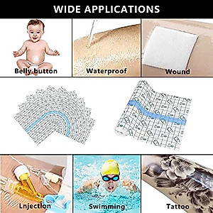 YARENKA Tattoo Aftercare Bandage Roll 6" x 1 Yard - Waterproof Transparent Film Dressing Second Skin Tattoo Healing Wrap Protective Clear Adhesive Bandages Tattoo Supplies