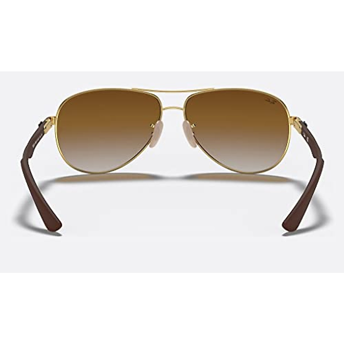 Ray-Ban RB8313 CARBON FIBRE 001/51 58M Arista/Brown Gradient Sunglasses For Men For Women + BUNDLE with Designer iWear Care Kit