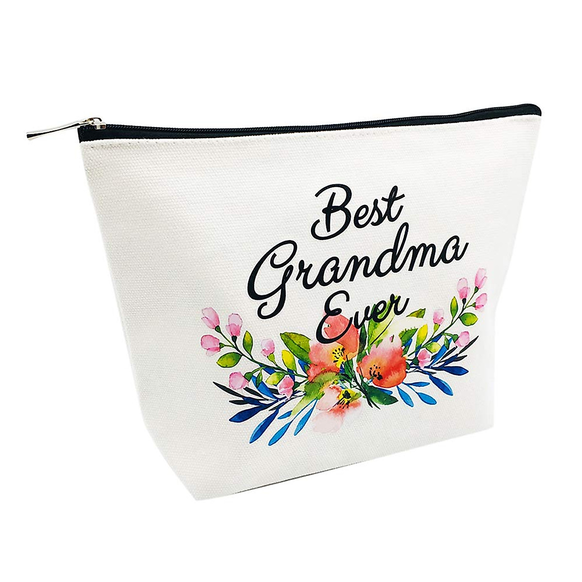 Charmoly Grandma Gifts Best Grandma Ever Makeup Bag Mother's Day Gifts Grandmother Birthday Gifts Nana Gift for Mom from Granddaughter