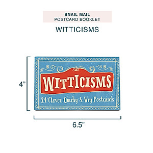 Studio Oh! Snail Mail Quirky and Wry Witticisms Postcard Booklet