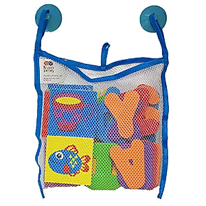 BUDDY & BARNEY Bath Time Alphabet Spell & Learn Stickers, Letter Foam Stickers Bath Toy for Children 3+, Pack of 38 Reusable Stickers, Bathtub, Tub, Shower, Boys, Girls, Kids