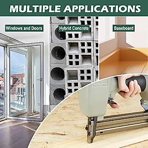 Woodpecker 14 Gauge Pneumatic Concrete Nail Gun ST38H with Safety Lock, 3/4-Inch to 1-1/2-Inch Length Air Power Concrete T Nailer Heavy Duty Concrete T Nails Gun for Packaging Woodworking Cabinet