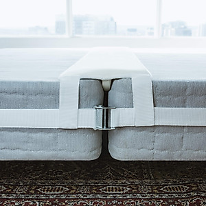 CO-Lay Bed Bridge Twin to King Converter Kit - Twin Bed Connector King Maker - Mattress Extender Joiner Gap Filler - Split King Bed Connector, Twin to King or Twin XL to King