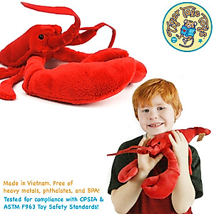 TigerHart Lenora The Lobster - 15 Inch Stuffed Animal Plush