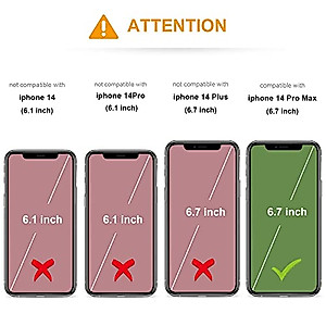 KIHUWEY Compatible with iPhone 14 Pro Max Wallet Case Credit Card Holder, Premium Leather Kickstand Flip Hidden Magnetic Clasp Durable Shockproof Protective Cover for 6.7 Inch (Black)