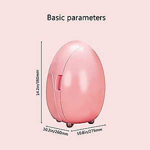 Mini Fridge Skincare Fridge Portable Small Refrigerator Cooler for Skincare Beverage Food Cosmetics Home Bedroom for Christmas,Gold