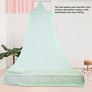 Bed Mosquito Net, Dome Elegant Lace Ceiling Princess Bed Mosquito Netting Girls Room Bedding Hanging Mosquito Net