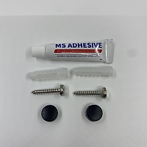 RSYJ Wine Glass Rack, Wall Mount Stemware Wine Glass Holder Glasses Storage Hanger Metal Organizer for Bar Kitchen Black