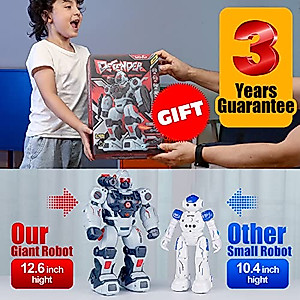 toylefun Robot Toys for Boys Kids 5-7 Year Old Remote Control Robots Gifts for 6-8 Birthday Present Toy Hand Gesture RC Sensing 2022 hot Smart programmable Robotics for 3 4 6 9 10 11 and up