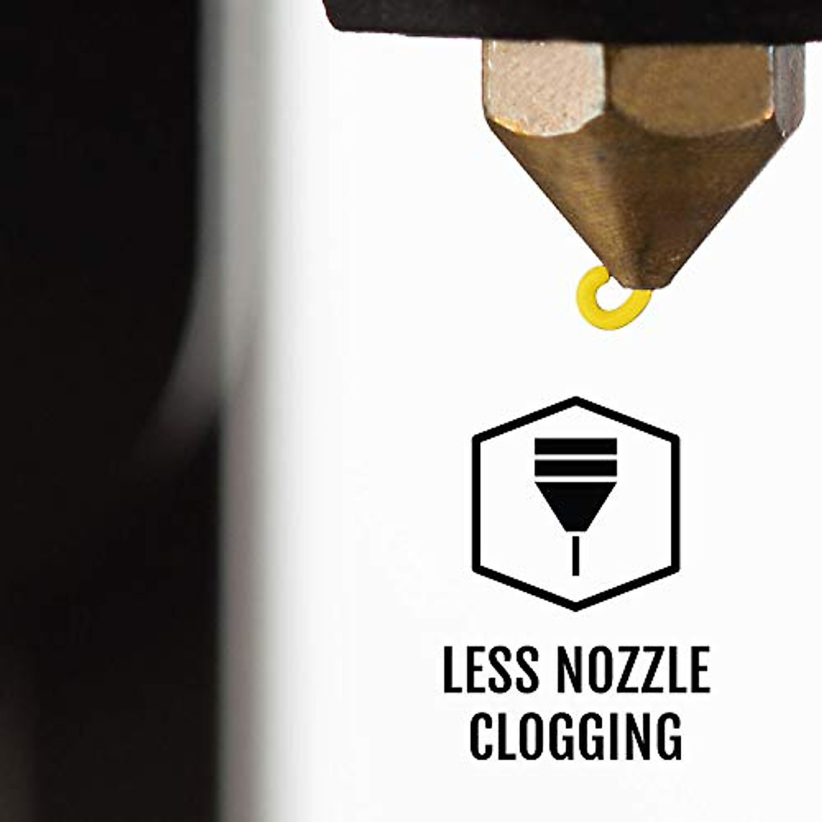 HATCHBOX PLA PRO+ 3D Printer Filament, Dimensional Accuracy +/- 0.03 mm, 1 kg Spool, 1.75 mm, Yellow