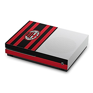 Head Case Designs Officially Licensed AC Milan Home 2021/22 Crest Kit Vinyl Sticker Gaming Skin Decal Cover Compatible with Xbox One S Console