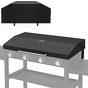 Griddle Lid for Blackstone 36 inch Griddle, Outdoor Hinged Lid Griddle Hard Cover Hood with Handle for 36" Blackstone Flat Top Griddle Station 1554, 1825 Blackstone Griddle Accessories