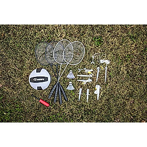 Triumph Sports unisex adult Advanced badminton sets, Triumph Advanced Volleyball/Badminton Set, One Size US