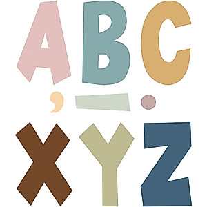 Teacher Created Resources Everyone is Welcome 7" Fun Font Letters (TCR70101) & Everyone is Welcome Positive Affirmations Accents (TCR7133)