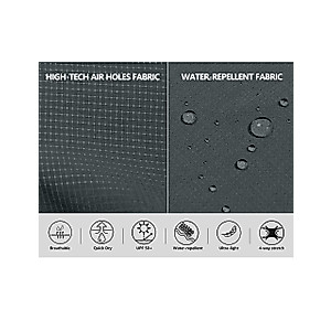 Little Donkey Andy Women's Quick Dry Running Shorts, 3 Inch Breathable Golf Hiking Athletic Shorts with Liner, Air Hole Tech Gray Heather S