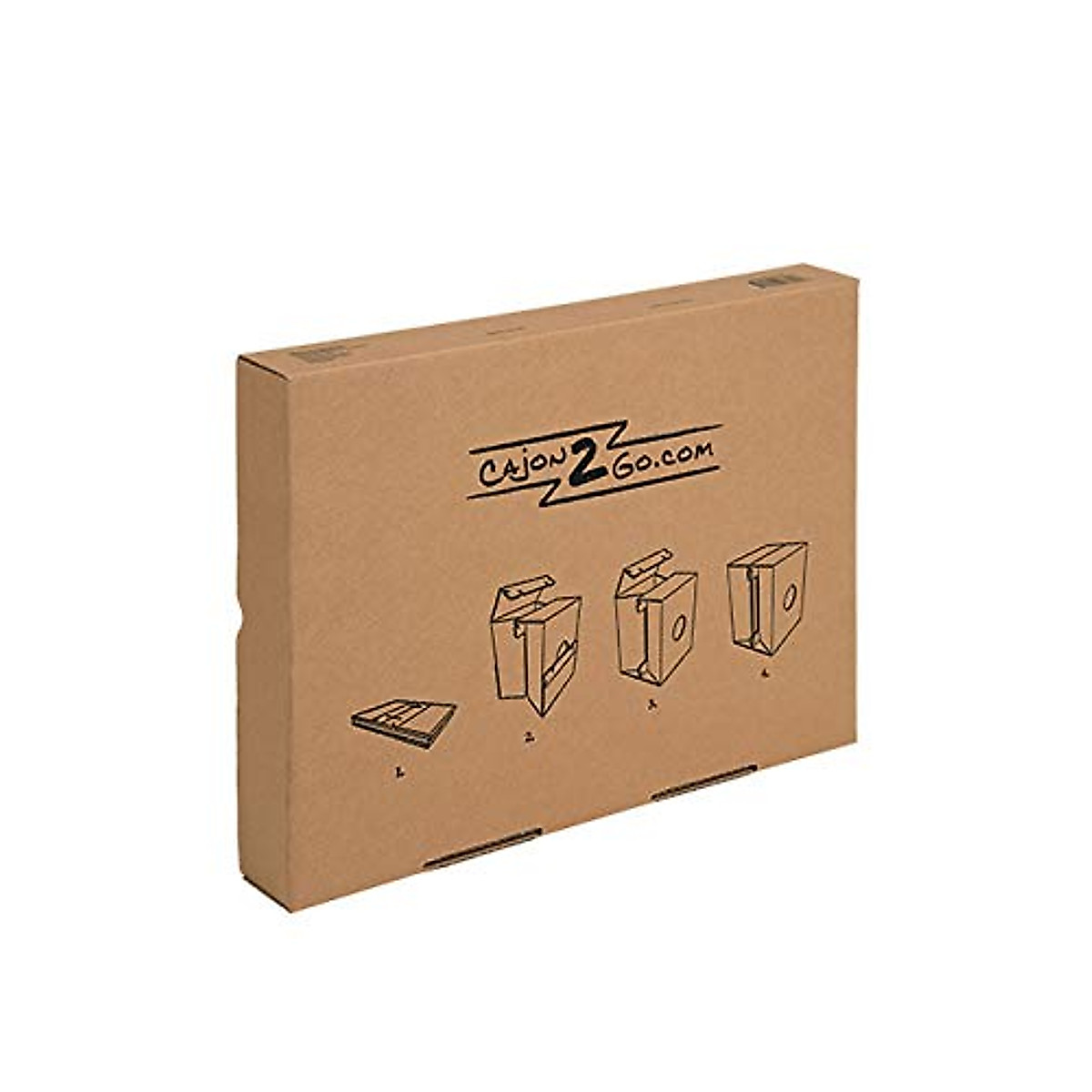 Meinl VivaRhythm VR-CAJ2GO Fold-able Pop Up Cardboard Cajon-2-Go with Internal Snares