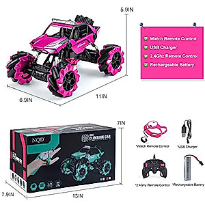NQD 1:14 Remote Control Big Monster Car, 4wd Off Road Rock Electric Toy Off All Terrain Radio Remote Control Vehicle Truck Crawler for Boys and Girls