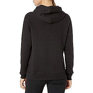 Champion womens Classic Script Logo, Powerblend Fleece Hoodie Hooded Sweatshirt, Black-y08113, X-Small US