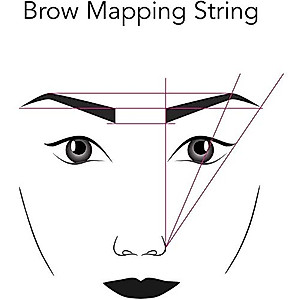 CHUSE Brow Mapping String for Microblading - Pre-Inked - 66ft (20m) -1 mm Fine Bamboo Charcoal Thread