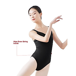 Daydance Tank Black Leotards for Women Ballet, Princess Sleeveless Gymnastics Leotards for Dance