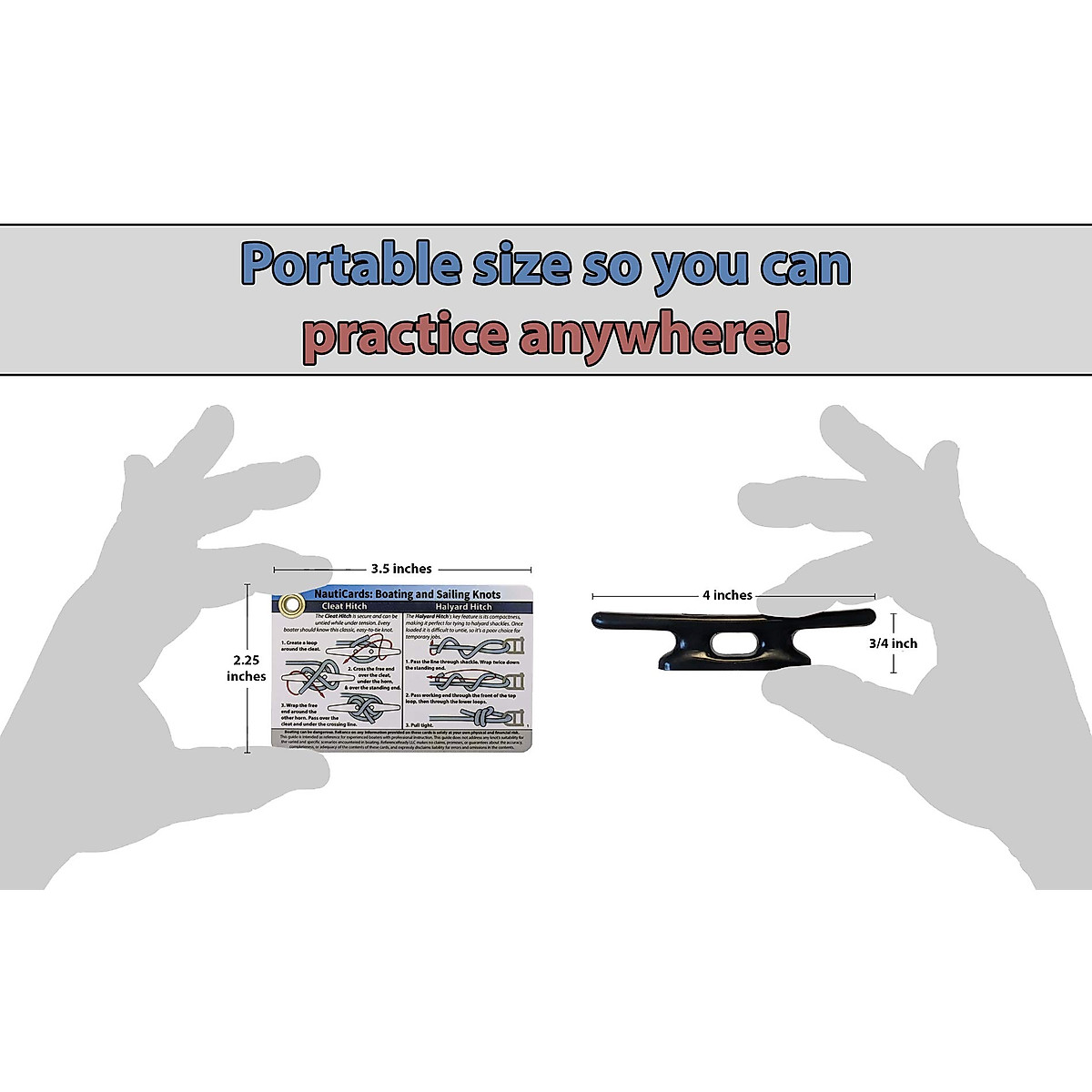 ReferenceReady Nautical Knot Tying Kit for Boaters and Sailors